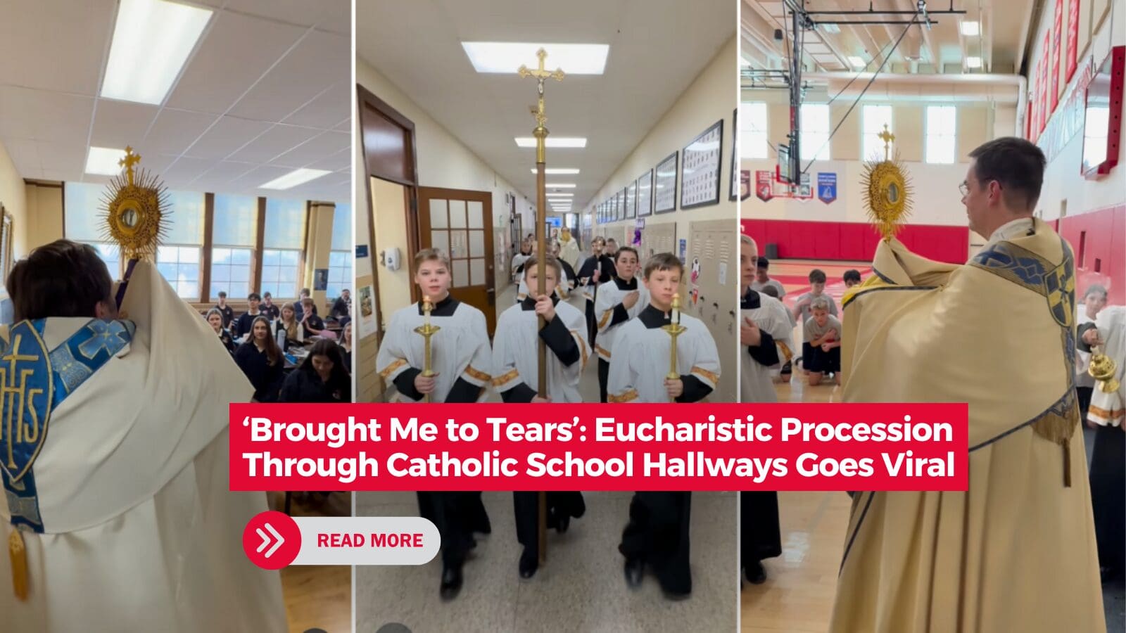 ‘Brought Me to Tears’: Eucharistic Procession Through Catholic School ...